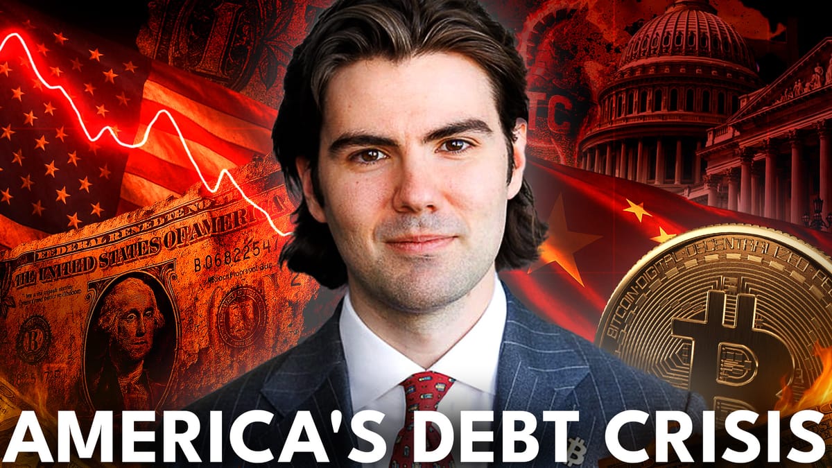 TFTC - Bitcoin Is The Only Way To Defuse America's Debt Bomb (Former Government Insider ...
